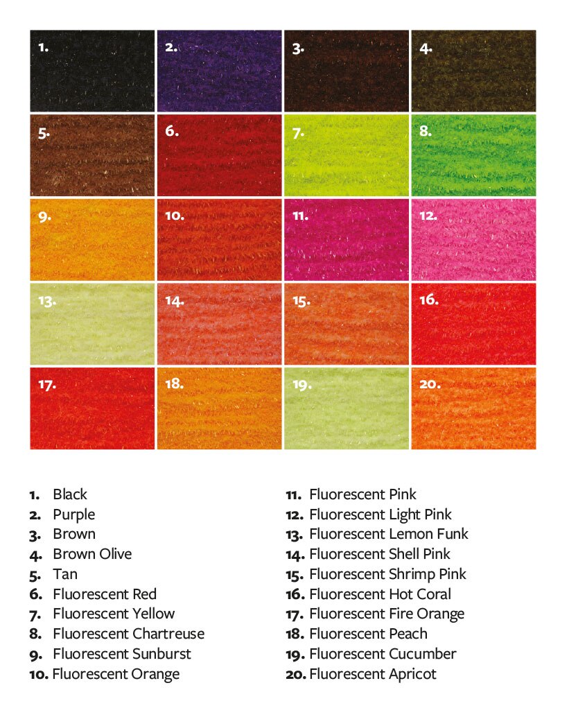 Chewy Worm Chenille Small | Fulling Mill Fly Tying