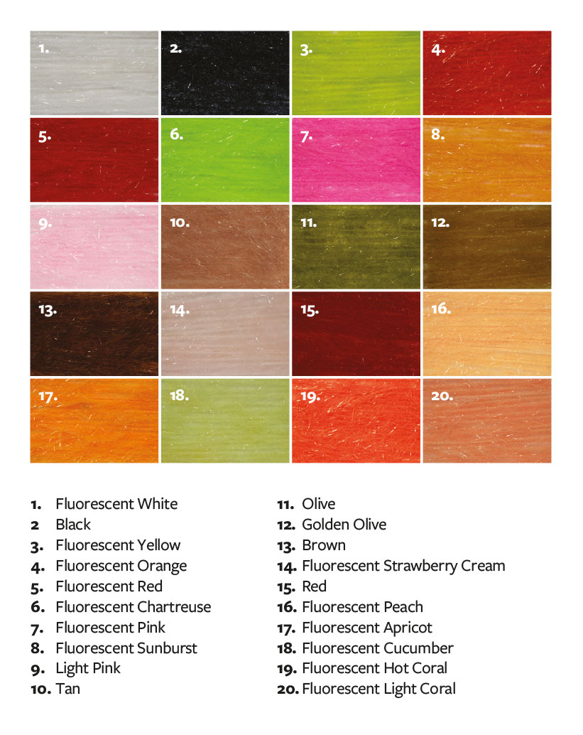 Ice Hackle Yarn | Fulling Mill Fly Tying