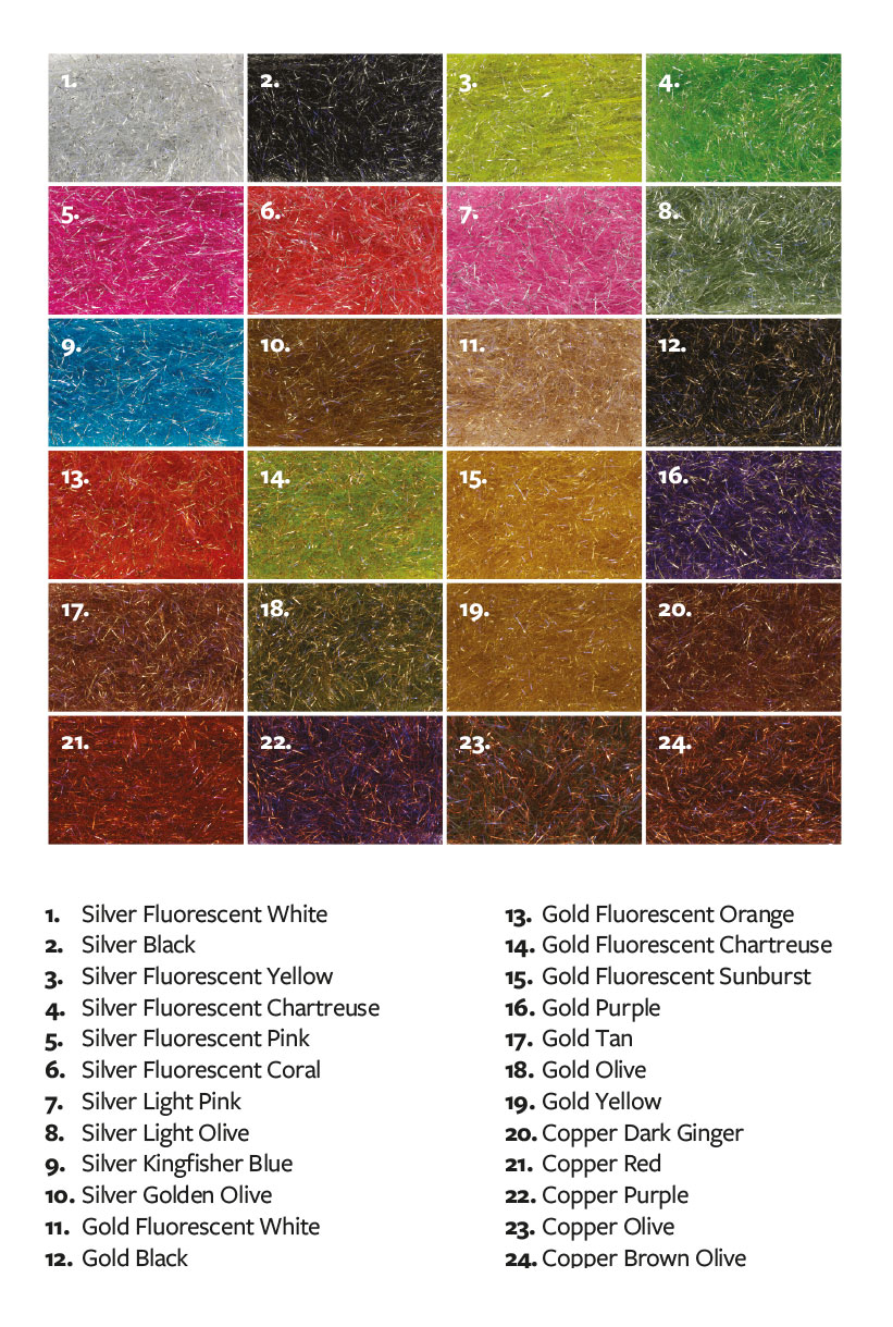 Streamer Straggle Metallic Jumbo | Fulling Mill Fly Tying