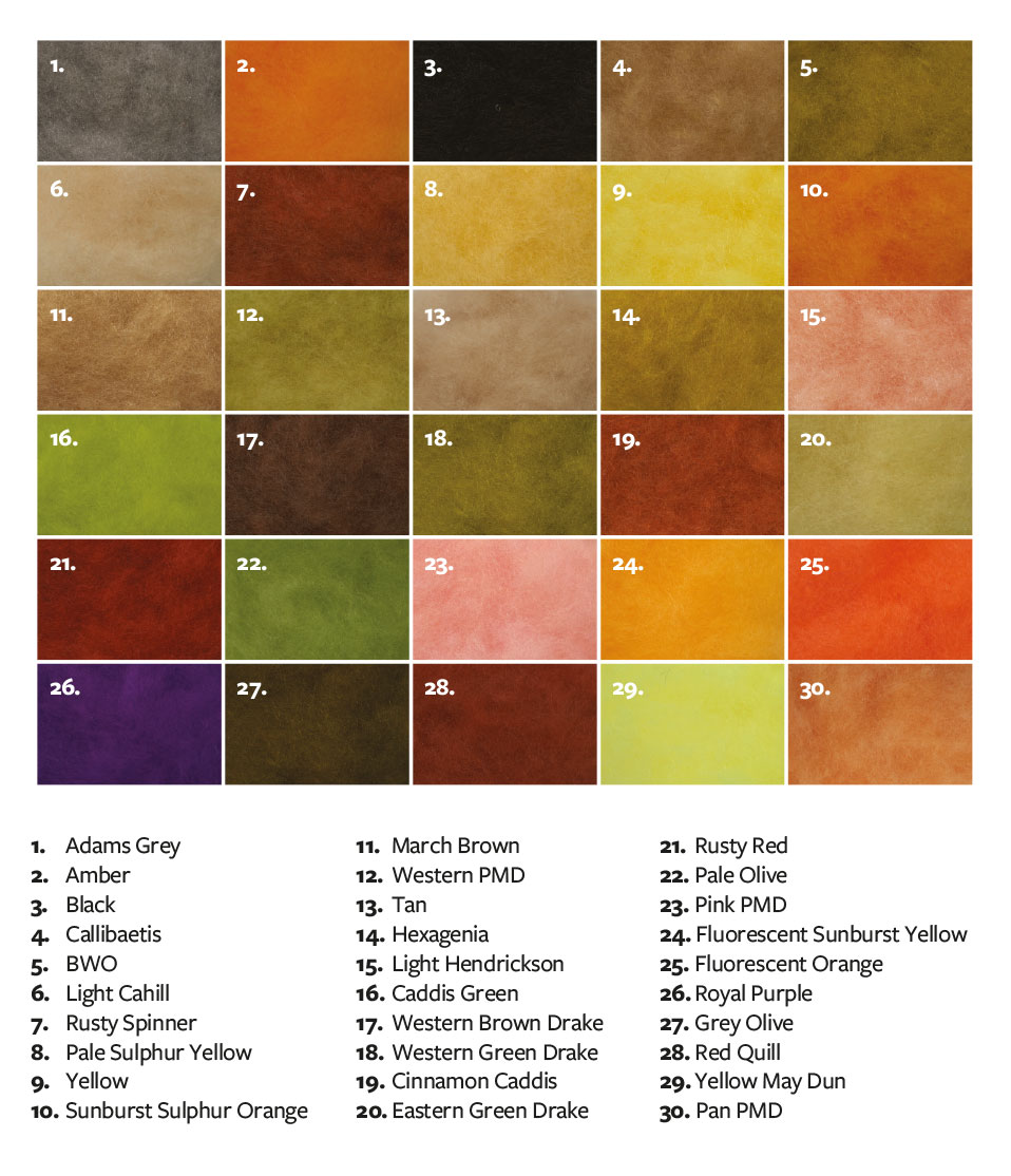 Tactical Dry Fly Dub | Fulling Mill Fly Tying